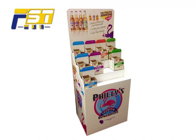 Reuseable Cardboard Dump Bin Displays Modern Style Damp Proofing Easy ...