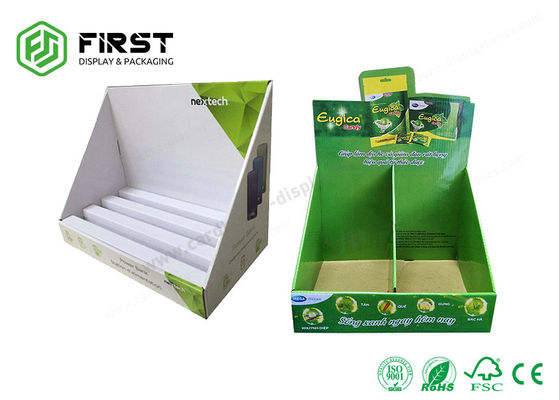 ODM Corrugated Countertop Display Matte Laminated Cardboard Counter ...
