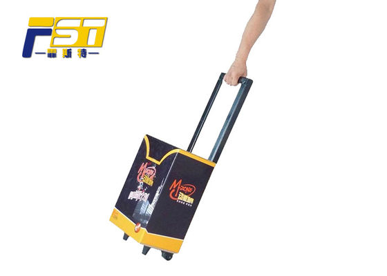 Eco - Friendly Mobile Folding Box Trolley Silk Screen Printing With ...