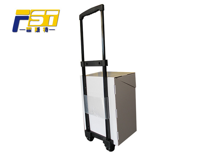 Easy Taking Cardboard Trolley Box , 100% Recyclable Cardboard Tool Box ...