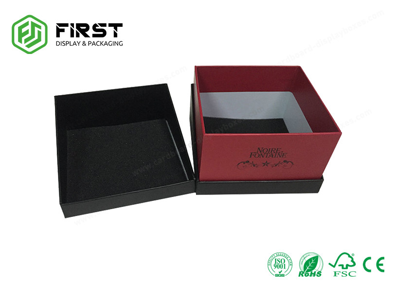 High End Gift Boxes Customized Logo Luxury 2-Piece Lid Base Rigid Gift ...